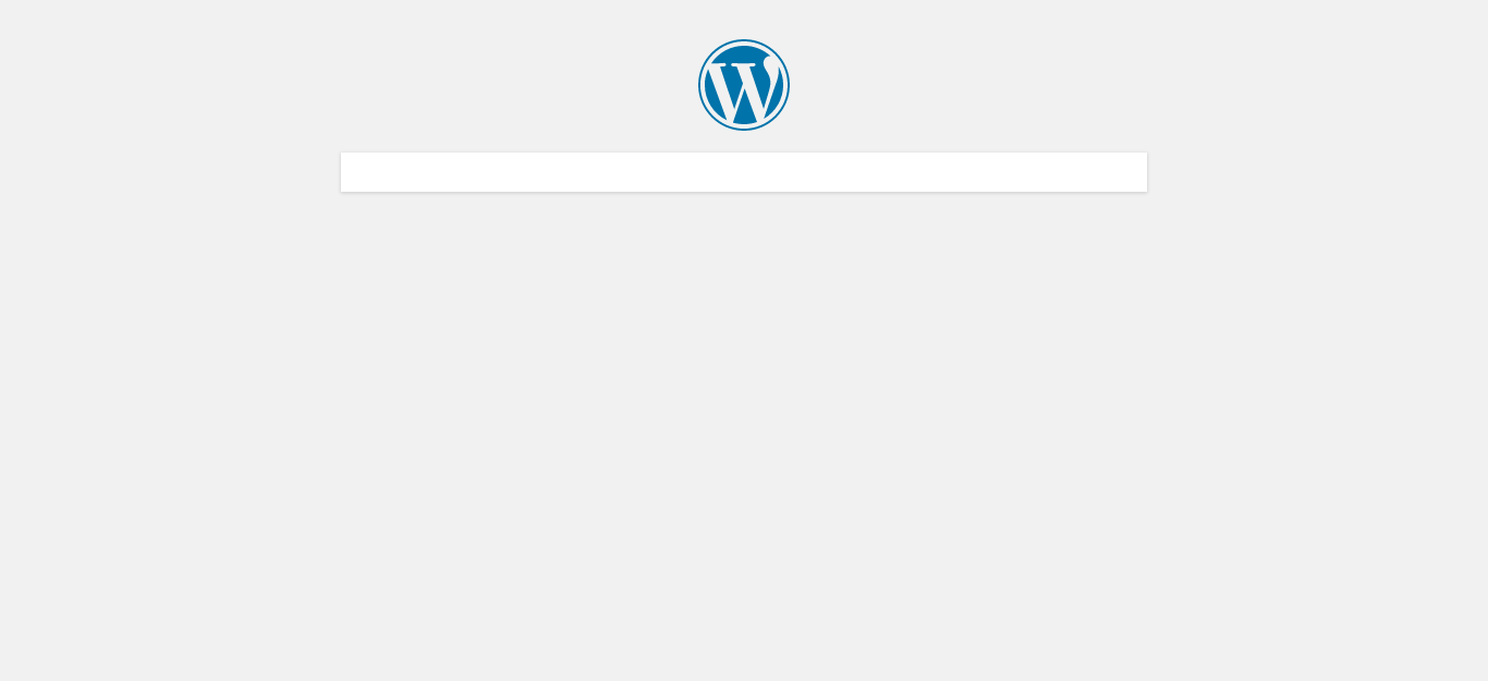 Incomplete WordPress Install | Webmaster Ninja Web Developers